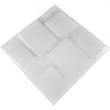 Art3d Architectural Design 19.7 in. x 19.7 in. PVC 3D Wall Panel Tile ...