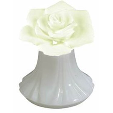 Ceramic Flower Stone - Wick - A Woman of Fragrance Style - Walmart.com