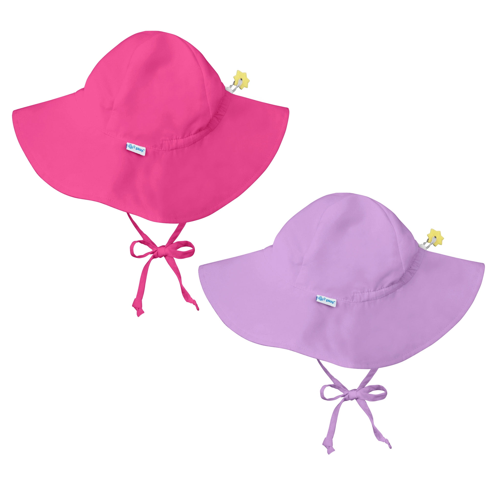 i play Baby and Toddler Brim Sun Protection Hat-Purple and Hot Pink - 2 ...