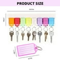 2 Pack Key Holder Wall Mount Key Tag Rack Slot Style Plastic Wall ...