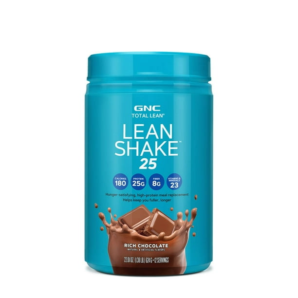 GNC Total Lean Lean Shake 25 - Rich Chocolate (12 Servings) | Walmart ...