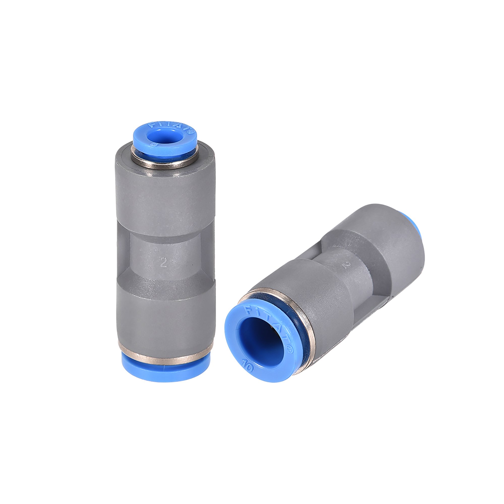 Straight Push Connectors 10mm to 6mm Quick Release Pneumatic Connector ...