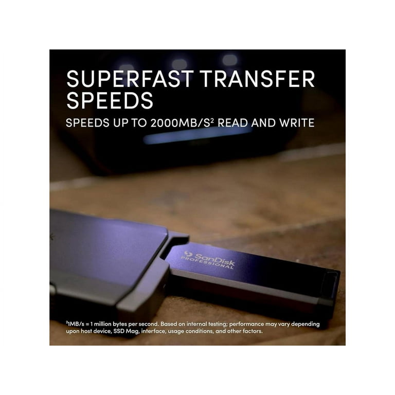 SanDisk PRO-Blade Transport - Modular NVMe SSD Enclosure With 2000MB/s ...