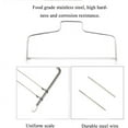 NOGIS Stainless Steel Cake Cutter Slicer Leveler, Adjustable Double ...