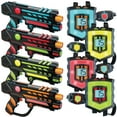 Hero Squad Laser Tag Set of 4 – Rechargeable Guns with LCD & 360 ...
