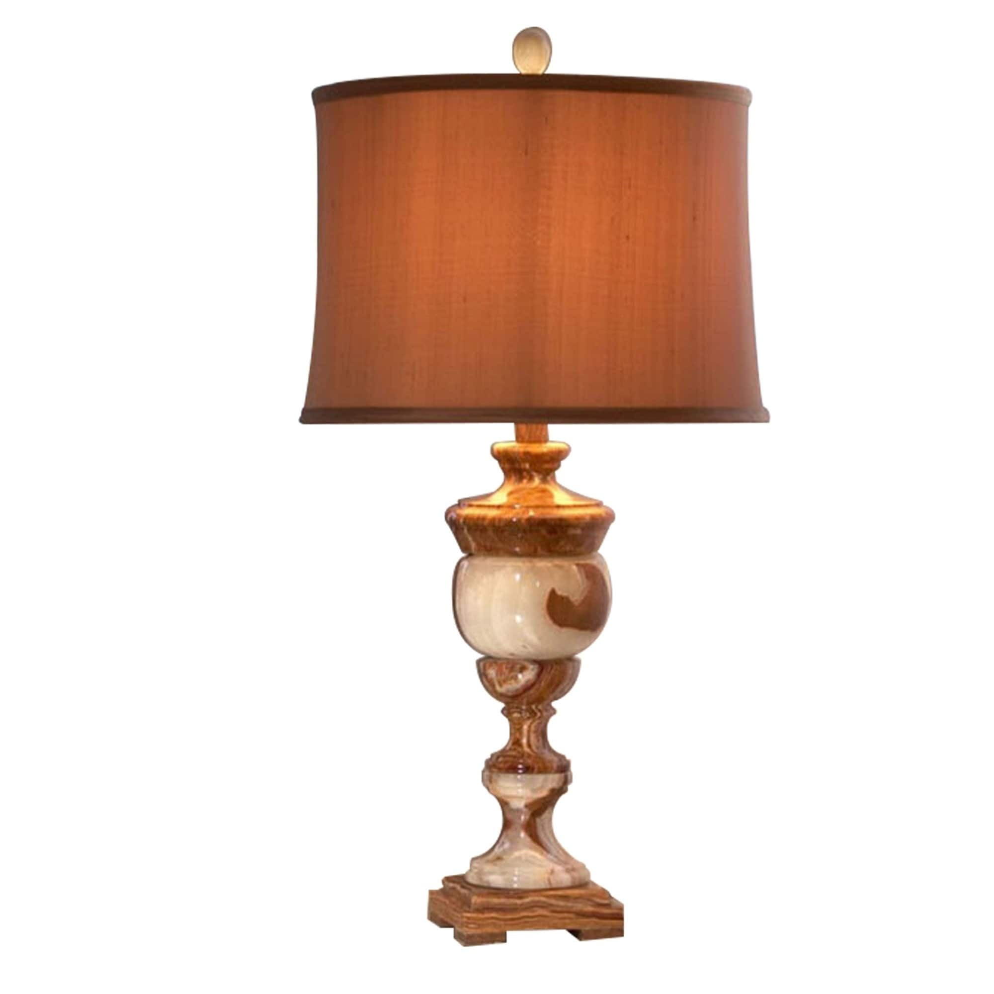 Rembrandt Home 31" Tall Marble Table Lamp "Arduina" with Linen Shade ...
