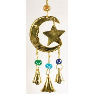 Colorful Celestial Wind Chime with Moon and Stars - Walmart.com