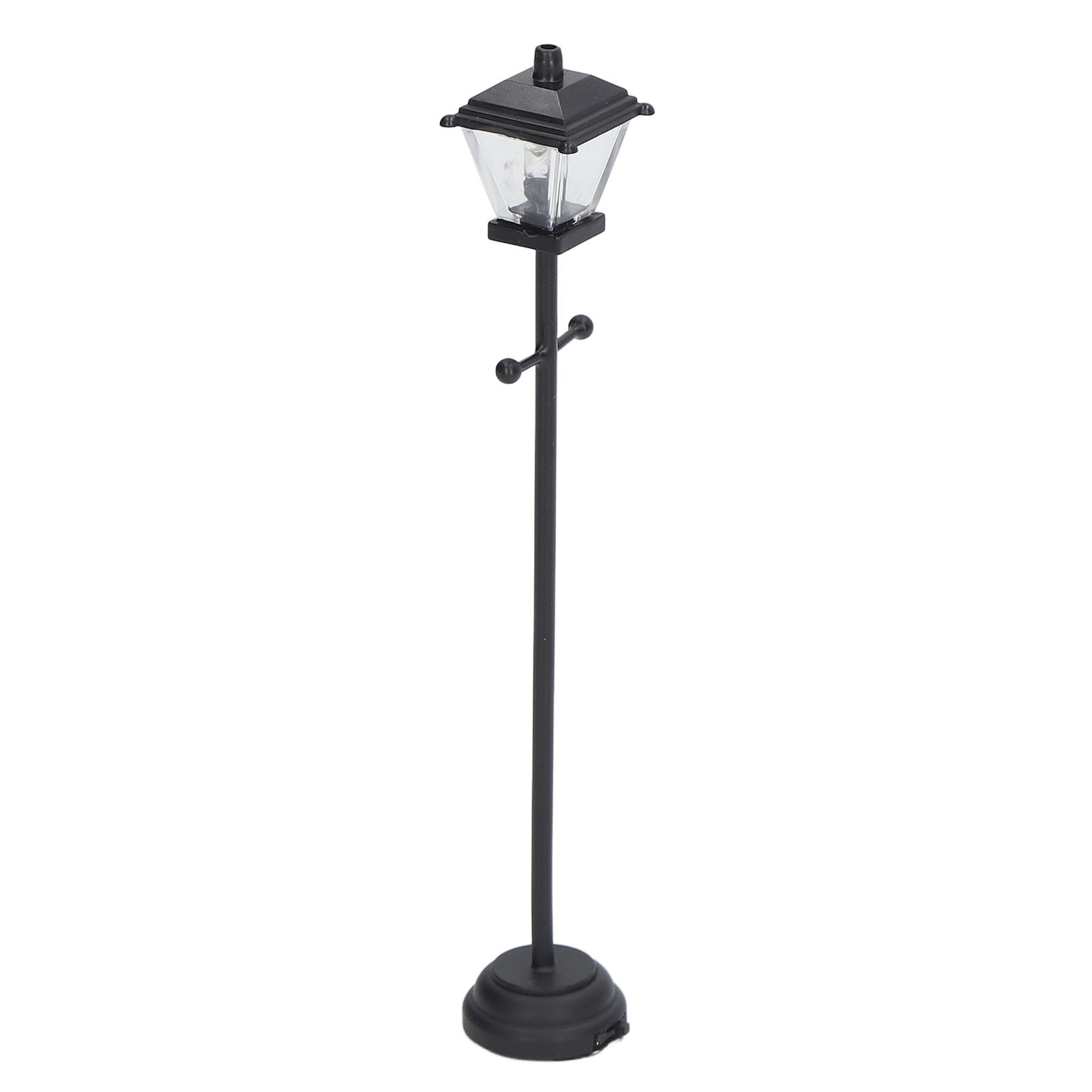 Dollhouse Mini Street Lamp, Dollhouse Street Light Black Metal 1/12 ...