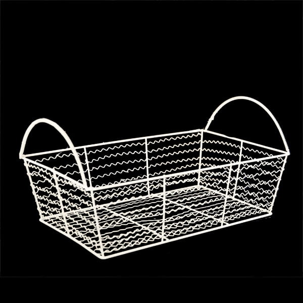 Stella Rectangular Utility Wire Basket - White 11in - Walmart.com ...