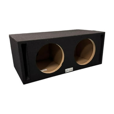 King Boxes S12V 12-In. Single-Speaker Ported Black Carpeted Enclosure ...