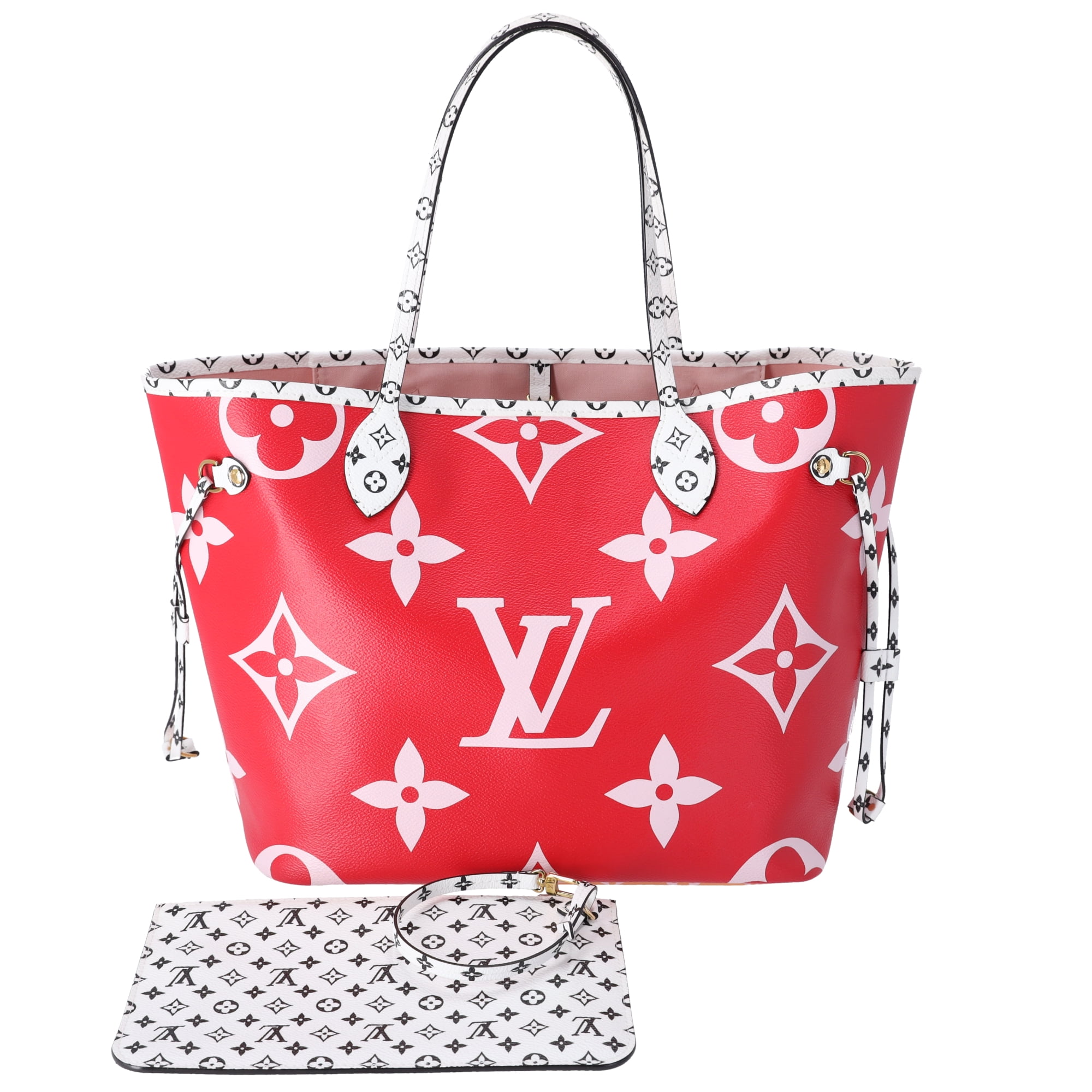 Pre-Owned Louis Vuitton Neverfull MM Giant Monogram Tote Bag M44567 ...
