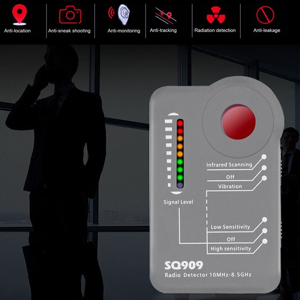 RF Detector, Anti GPS Location 10M-8.5Ghz Camera Finder Infrared For ...