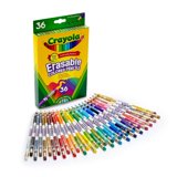 Crayola 36 Count Erasable Colored Pencils, Back to School Supplies ...