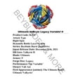 Takara Tomy Beyblade Burst, Dynamite Battle B-193 Booster, Ultimate Valkyrie Legacy Variable'-9 ...
