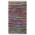 SAFAVIEH Rag Dania Striped Cotton Runner Rug, Multi, 2'3" x 8 ...