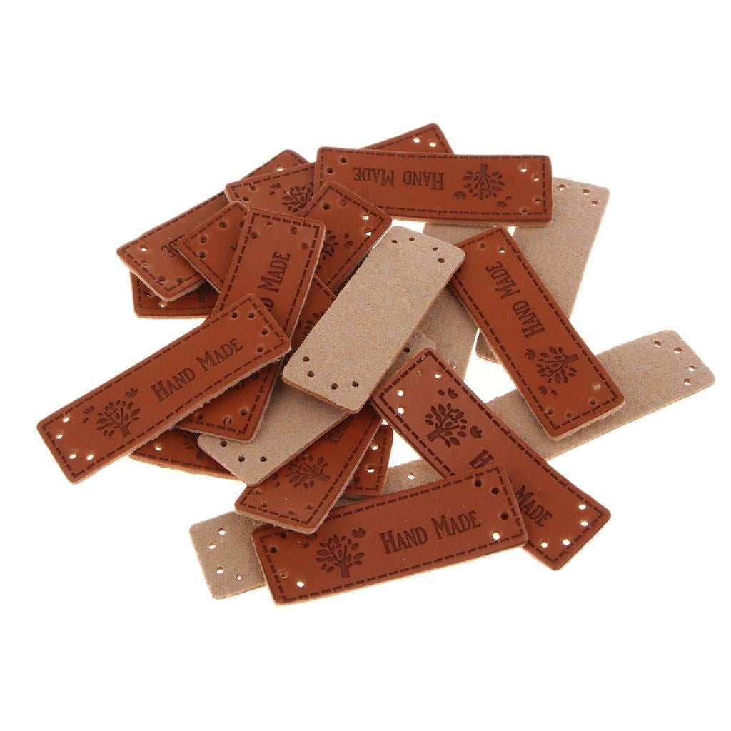 Click here for Elodie 20 Pieces Pu Leather Label Handmade Labels... prices