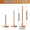 1 Pc Wooden Tabletop Display Stand, Rustic Wood Paper Towel Holder with ...