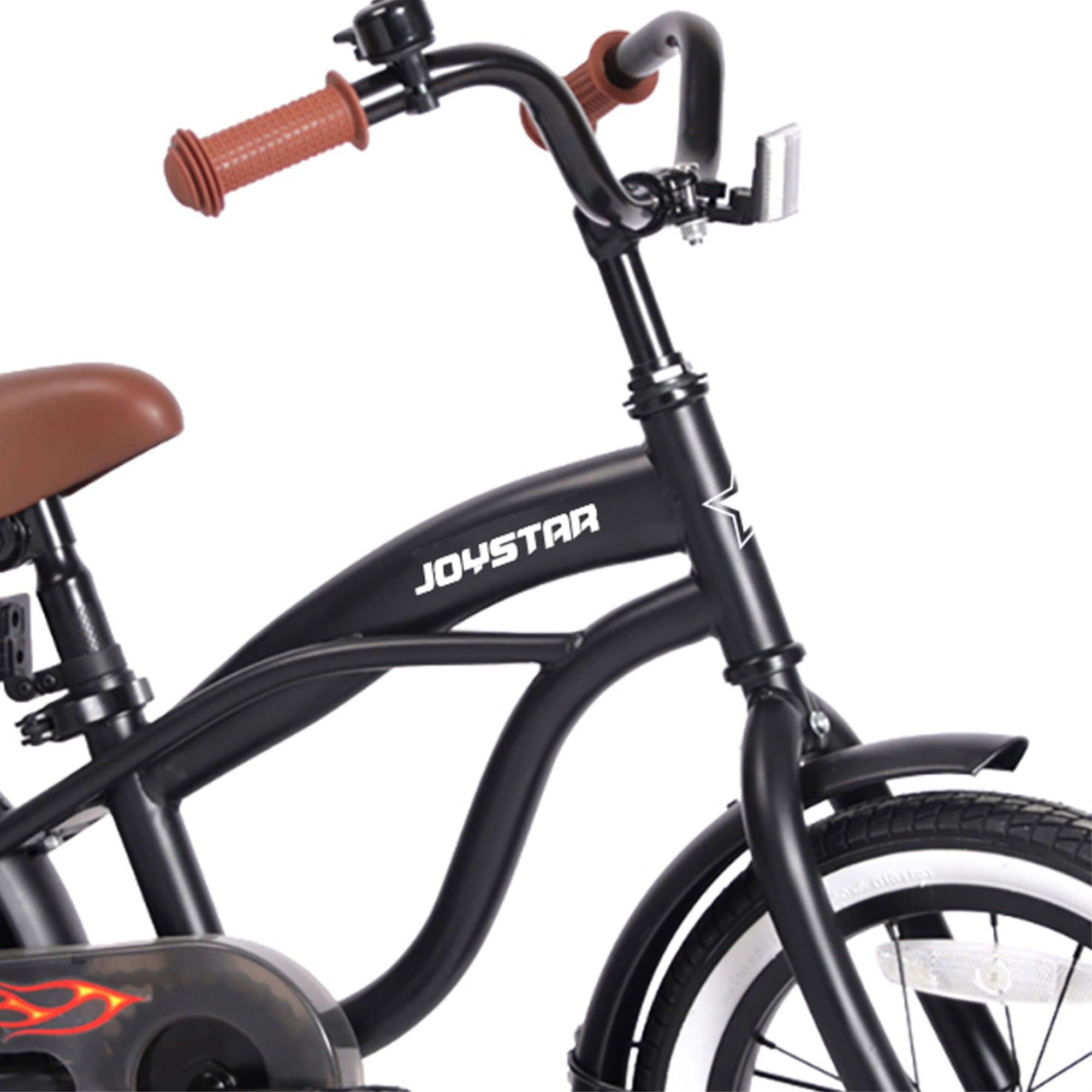 JOYSTAR Cruiser Bike With 16" Training Wheels For 2-7 Years Kids,Blue ...