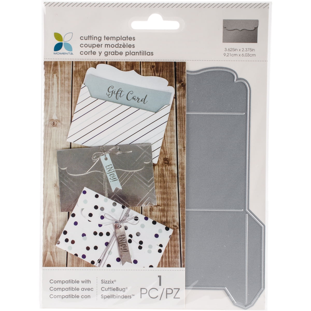Momenta Cut & Emboss Die Fancy Gift Card Envelope - Walmart.com