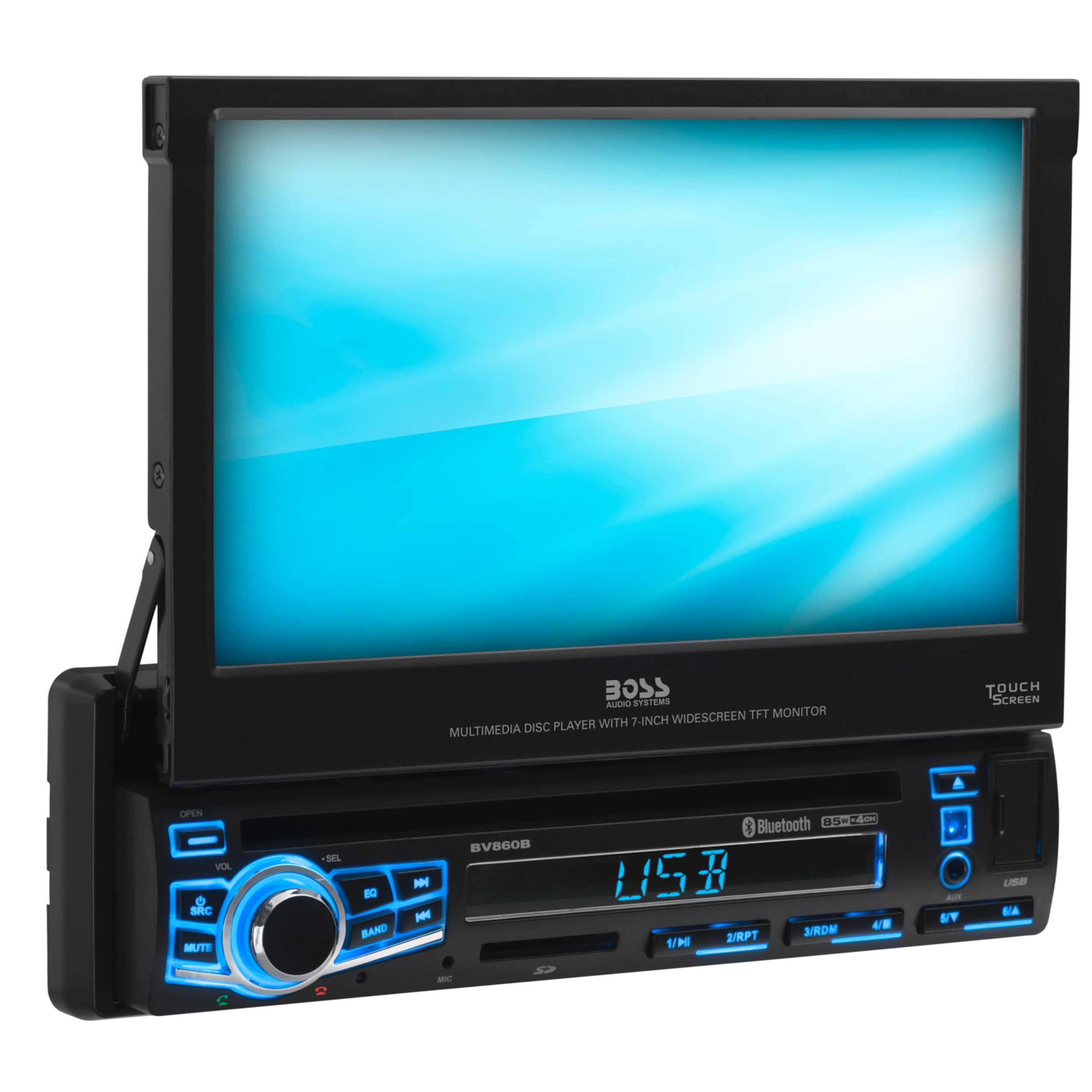BOSS Audio Systems Elite BV860B Car DVD Player, 7 Inch Touchscreen ...