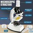 Kids Beginner Microscope Science Kits 100X 400X and 1200X-Include ...