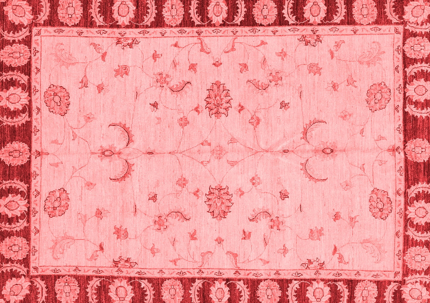 Ahgly Company Machine Washable Indoor Rectangle Abstract Red Modern ...