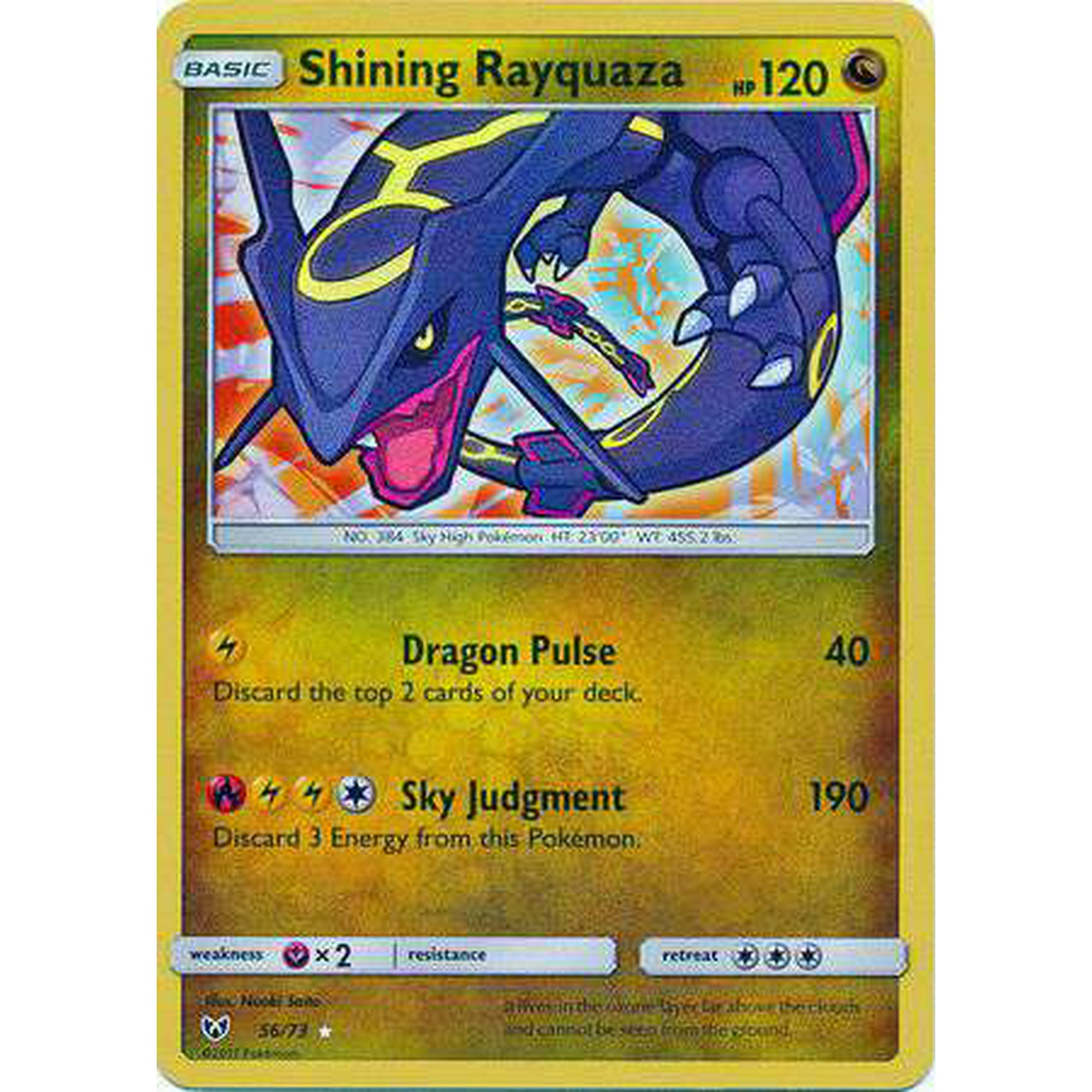 Rayquaza Dragon Type Card