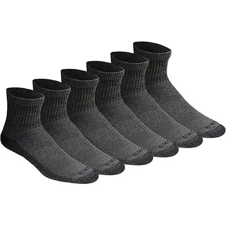 HHHC mens Dri-tech Moisture Control Quarter Socks Multipack | Walmart ...