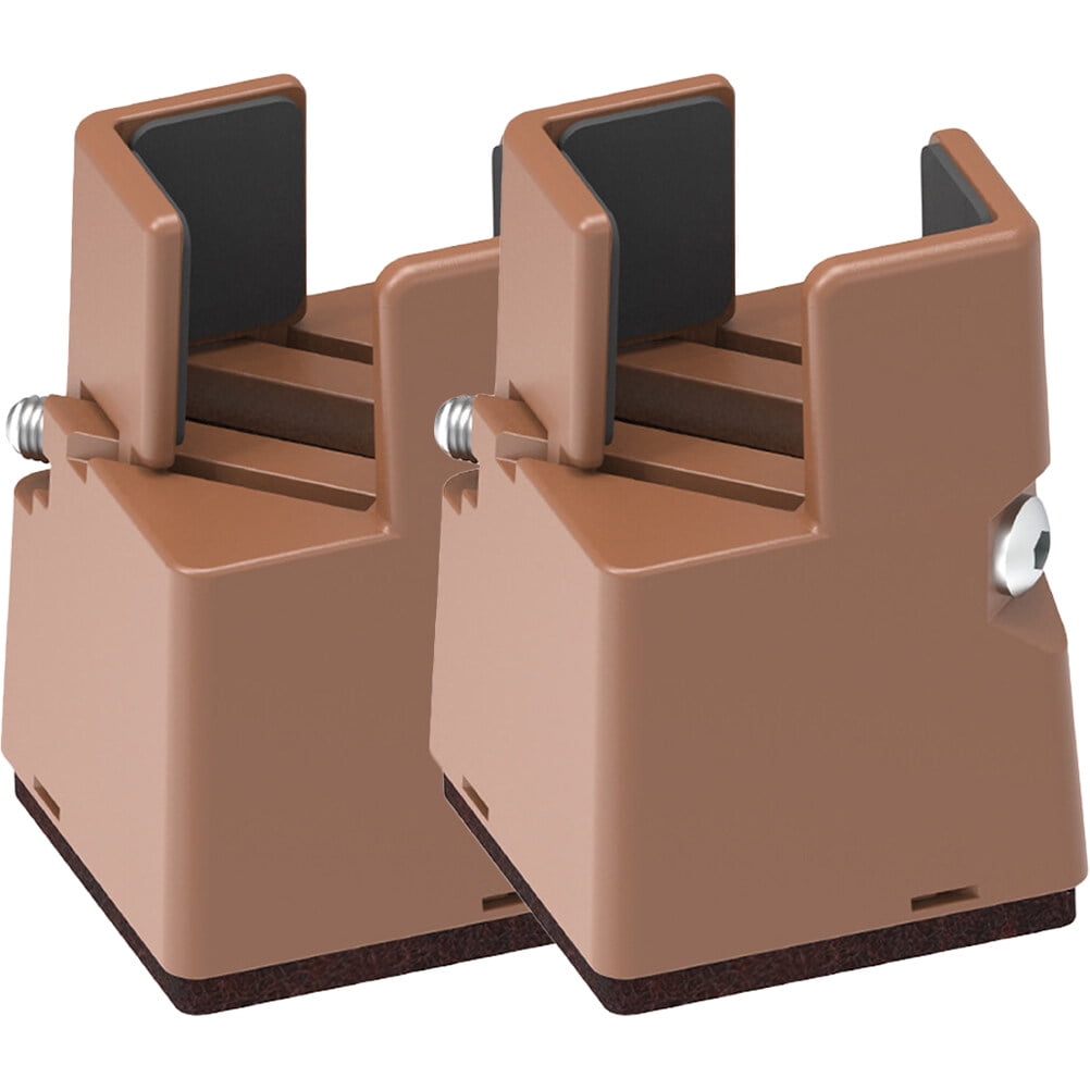 2pcs Platform Bed Riser Bed Raising Block 22-42mm Adjustable Bed Riser ...