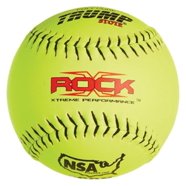 Rawlings USSSA 12 inch Dream Seam High Density Core Leather Softballs ...