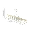 20-Hook Multi-Purpose Closet Hanger, Space-Saving Organizer for ...