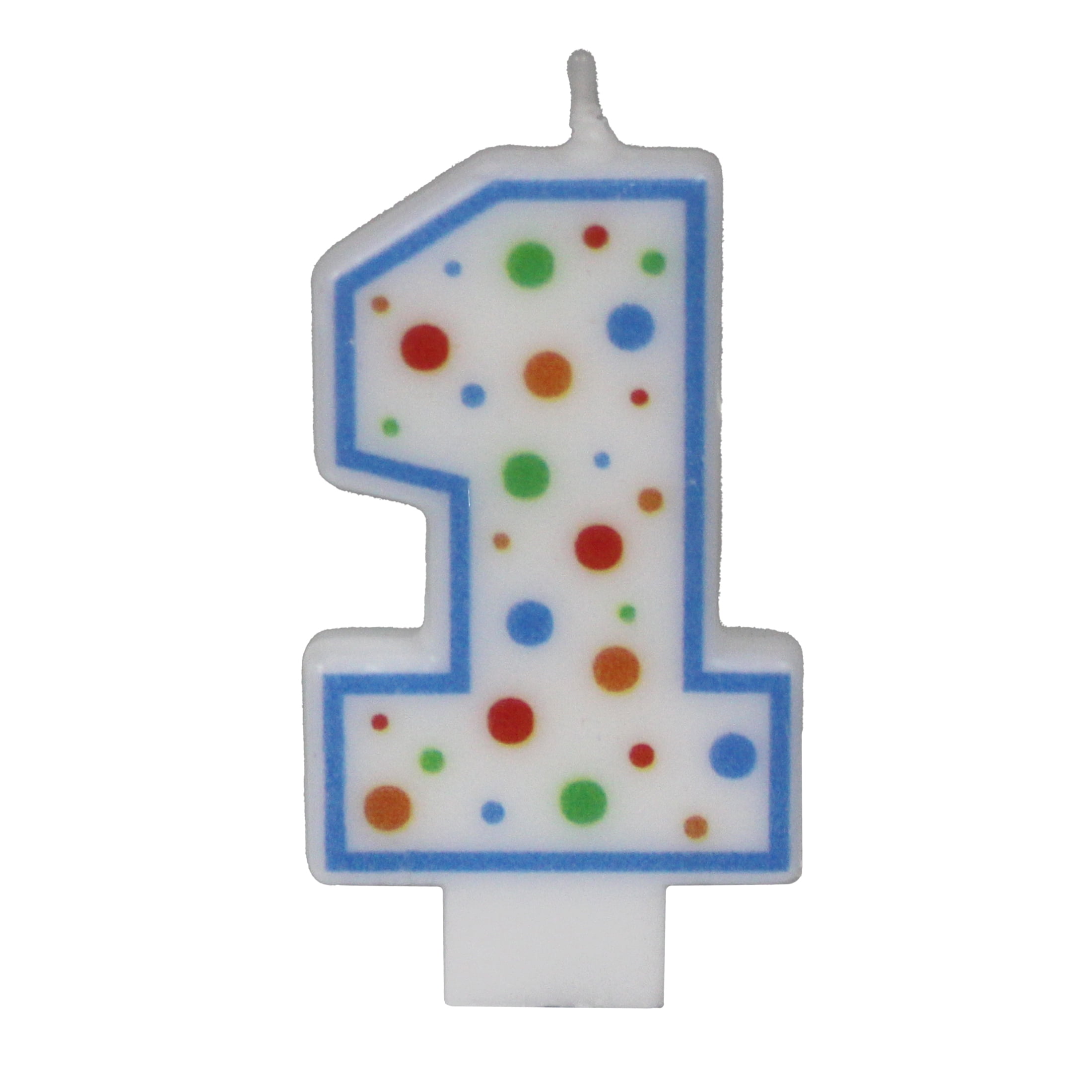 1 Birthday Candle Clip Art