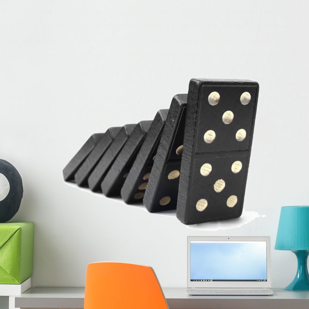 Domino Wall Decal by Wallmonkeys Peel and Stick Graphic (24 in W x 18 ...