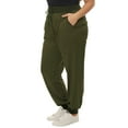 Unique Bargains Women's Plus Casual Activewear Drawstring Jogger Pant ...
