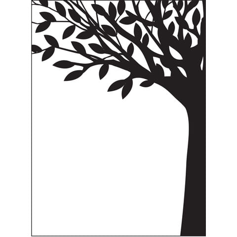 Embossing Folder Leafy Tree Trunk 4.25X5.75 By Darice - Walmart.com ...