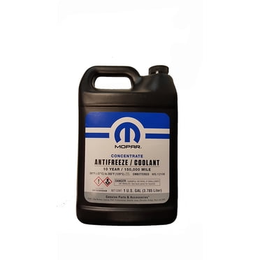 Mopar 68163848AB 10 Year / 150,000 Mile Coolant Concentrate - 1 Gallon ...