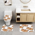 3-Piece Set Of Non-Slip Water Absorbent Bathroom Mats Washable ...