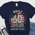 Teeso Built 60 Years Ago Shirt, Vintage 1966 Shirt, 60th Birthday Gift ...