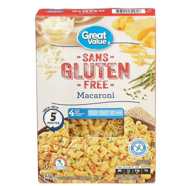 Great Value Sans Gluten Macaroni 340g - Walmart.ca