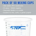 TCP Global 32 Ounce (1000ml) Disposable Flexible Clear Graduated ...