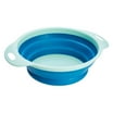 Polerce Blue Collapsible Colanders - 2 Pcs - Silicone Kitchen Strainer ...