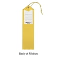 RibbonsNow 4th Place Award Ribbons - 25 Yellow Ribbons with Card ...