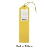 RibbonsNow 4th Place Award Ribbons - 25 Yellow Ribbons with Card ...
