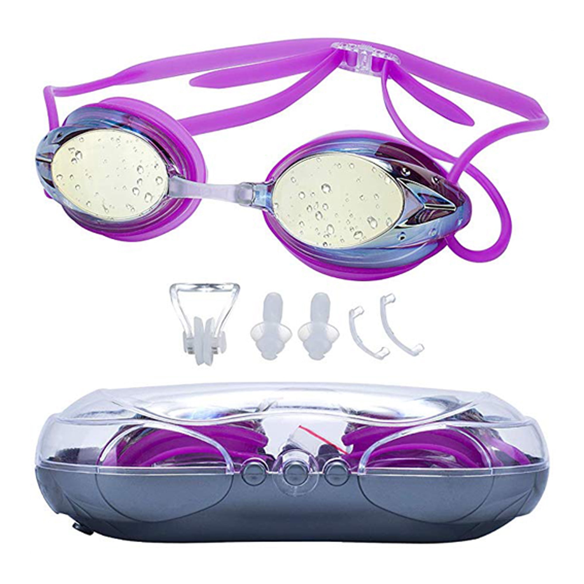 LELINTA Swimming Goggles Anti Fog Shatterproof UV Protection, No ...