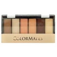 Colormates 6 Shade Mineral Eyeshadow Palette Makeup Kit Premium ...