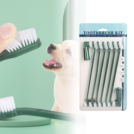 Dog Toothbrush Set Pet Tooth Brushing Clean Cats for Medium | Walmart ...