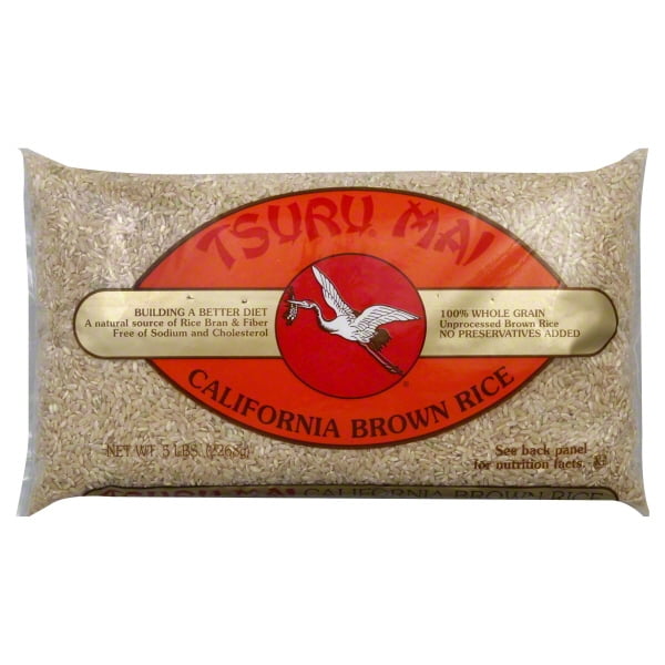 Nomura Tsuru Mai Brown Rice, 5 lb - Walmart.com - Walmart.com