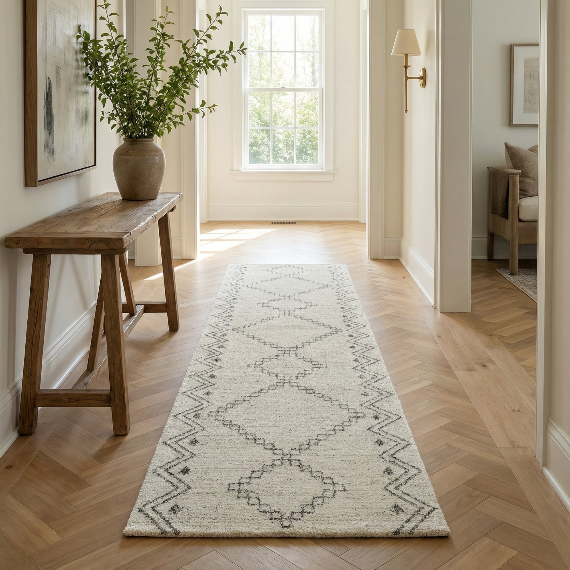 Click here for Rug Branch Casa Abstract Indoor Area Rug  Beige Cr... prices