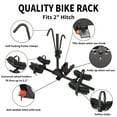 WEIZE 2 E Bike Rack Hitch Mounted, Smart Tilting Folding Wobble Free ...