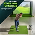 GoSports, Golf Hitting Mat, 5x4 ft, Indoor/Outdoor Turf with 3 Tees ...